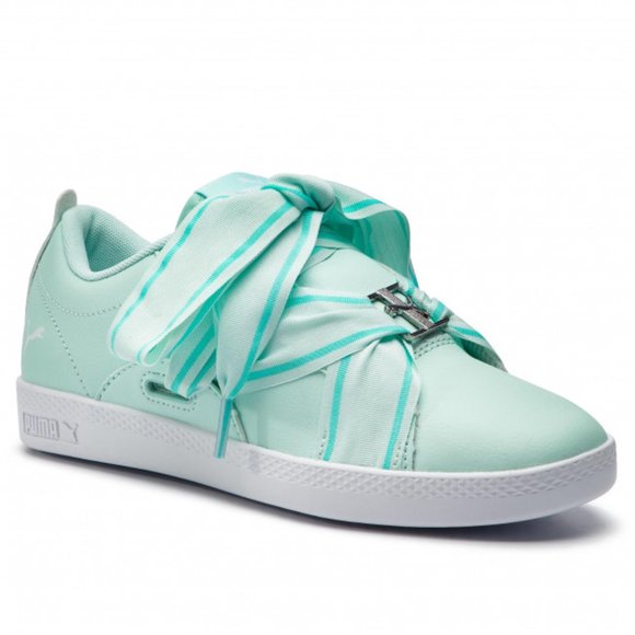Puma | Shoes | Puma Smash Buckle Blue Ribbon Laces | Poshmark